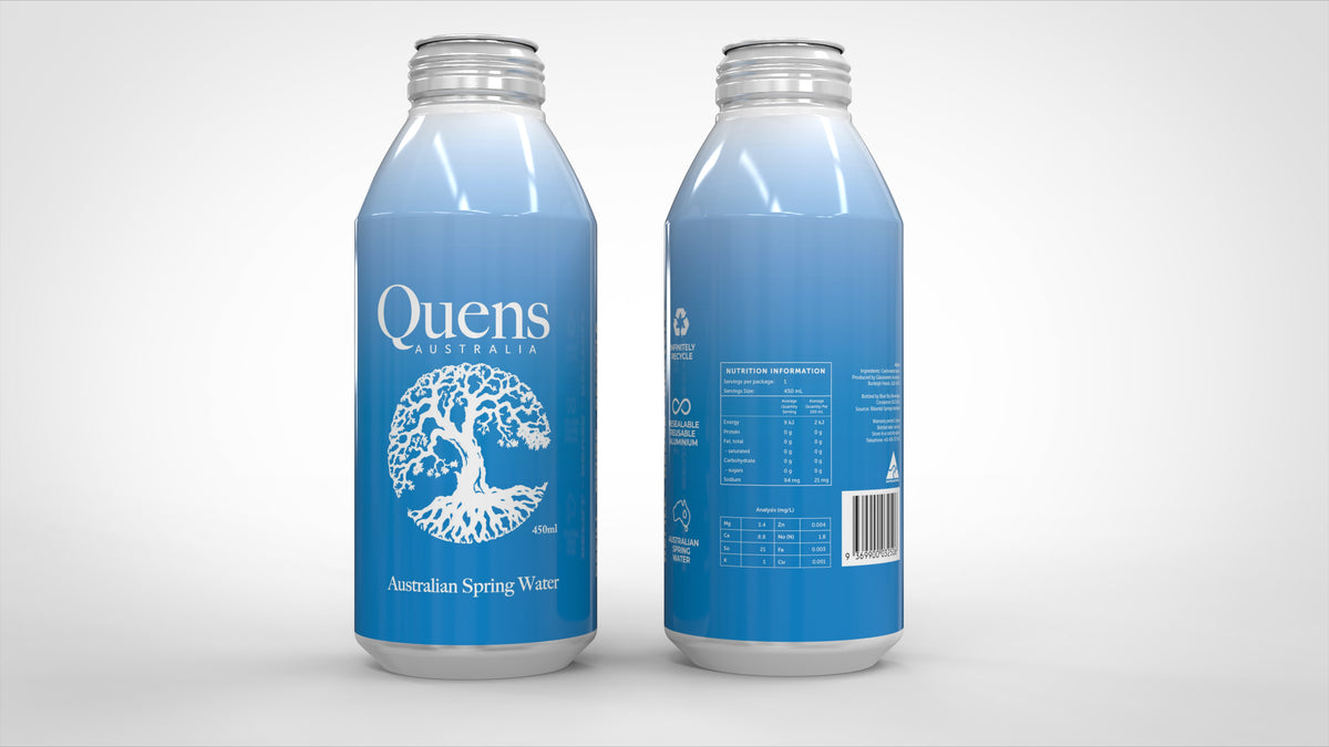 Queens 440ml Australian Pure Springwater – Glasswaters Australia