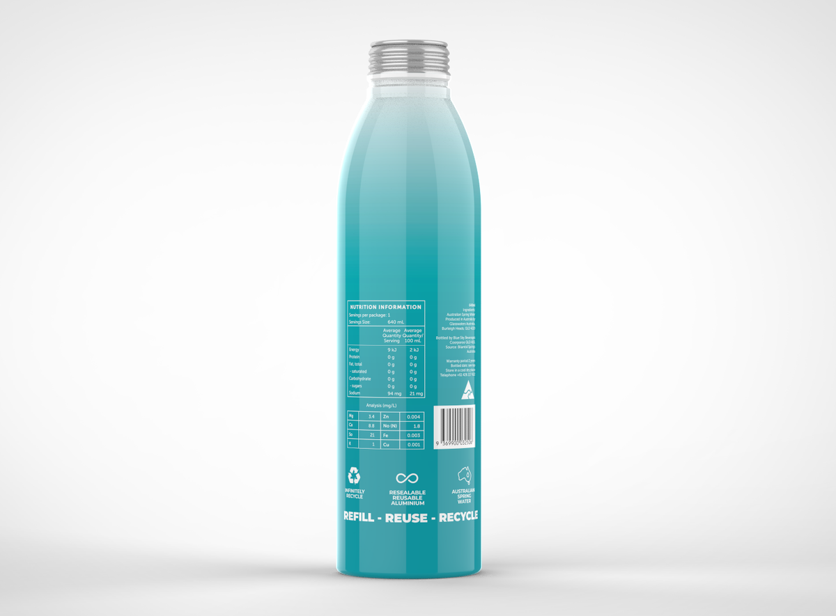 Queens 650ml Sparkling Springwater – Glasswaters Australia